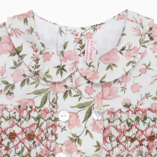 Little Wishlist - Pink Floral Arcadia Baby Smock Set