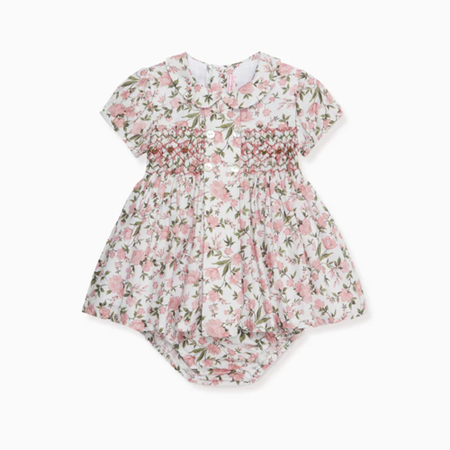 Little Wishlist - Pink Floral Arcadia Baby Smock Set